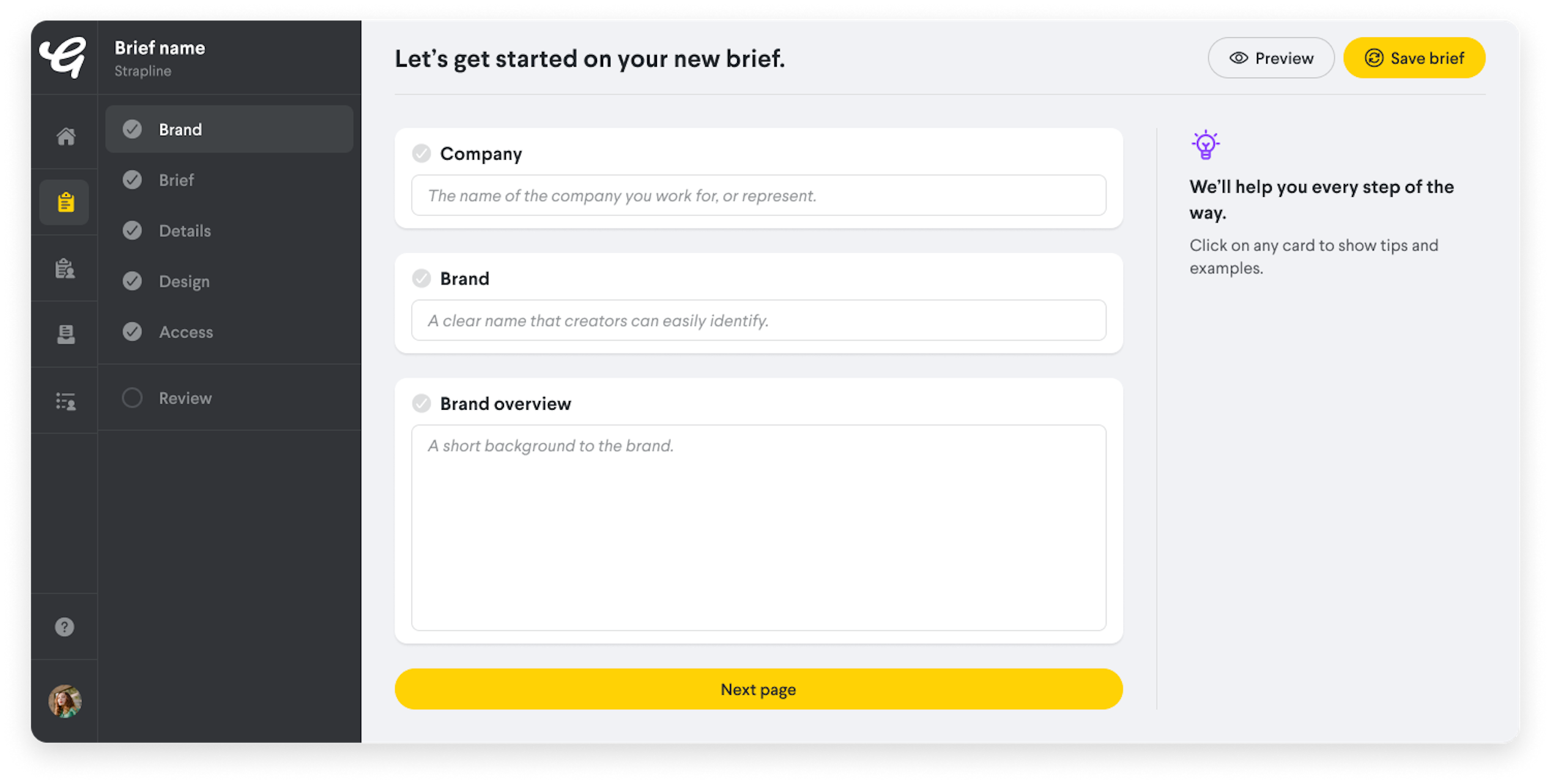 How to write a clear and inspiring brief using the Genero platform | Genero